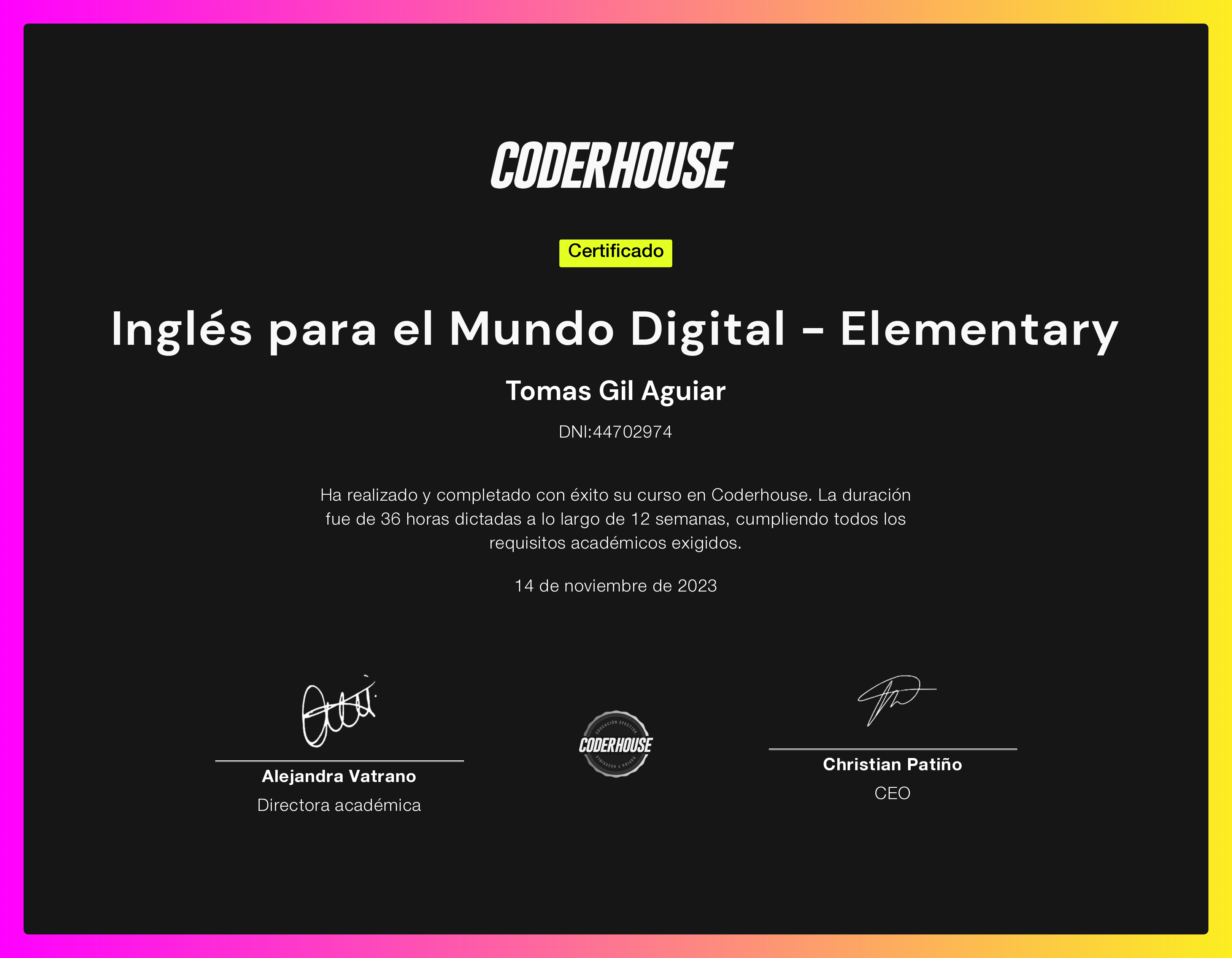 Portfolio de Tomas Gil Aguiar